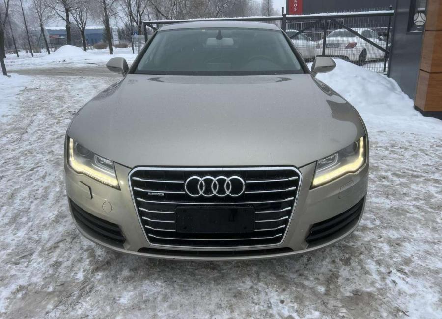 Brown Audi A7 Sportback 2012 in Kaunas, with an engine capacity of 3.00 L and mileage of 272 thousand km for 10950 €, photo 6 on AUTOMOTO.COM.LV