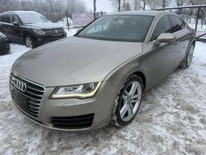 Brown Audi A7 Sportback 2012 in Kaunas, with an engine capacity of 3.00 L and mileage of 272 thousand km for 10950 €, photo 7 on AUTOMOTO.COM.LV