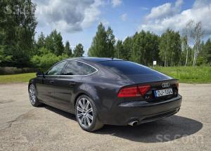 Brown Audi A7 Sportback 2012 in Jelgava, with an engine capacity of 3.00 L and mileage of 329 thousand km for 11200 €, photo 5 on AUTOMOTO.COM.LV
