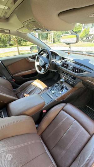 Brown Audi A7 Sportback 2012 in Varena, with an engine capacity of 3.00 L and mileage of 227 thousand km for 10000 €, photo 9 on AUTOMOTO.COM.LV