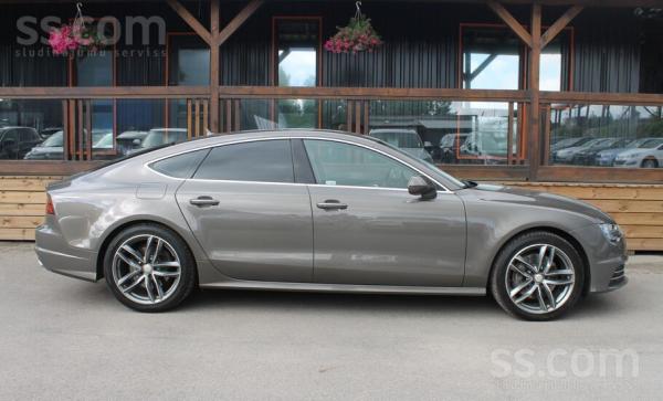 Brown Audi A7 Sportback 2014 in Riga, with an engine capacity of 3.00 L and mileage of 0 thousand km for 14900 €, photo 8 on AUTOMOTO.COM.LV