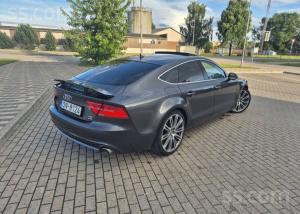 Pelēks Audi A7 Sportback 2010 Rīga, ar dzinēja tilpumu 3.00 L un nobraukumu 216 tūkst. km par 11800 €, foto 4 vietnē AUTOMOTO.COM.LV