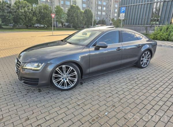 Grey Audi A7 Sportback 2010 in Riga, with an engine capacity of 3.00 L and mileage of 216 thousand km for 11800 €, photo 6 on AUTOMOTO.COM.LV