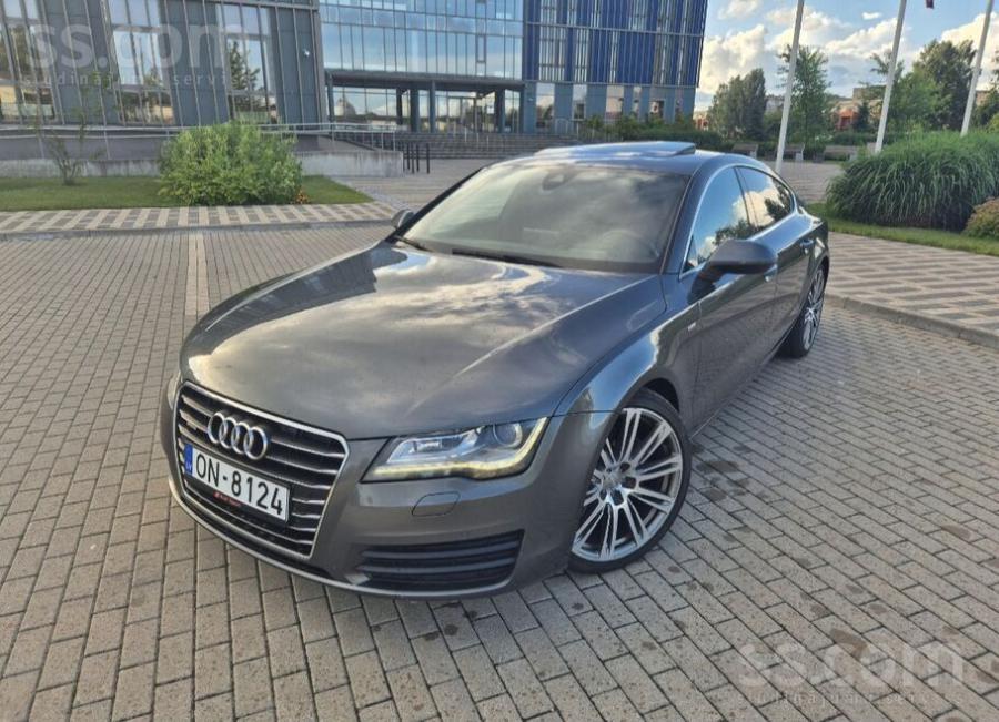 Pelēks Audi A7 Sportback 2010 Rīga, ar dzinēja tilpumu 3.00 L un nobraukumu 216 tūkst. km par 11800 €, foto 10 vietnē AUTOMOTO.COM.LV