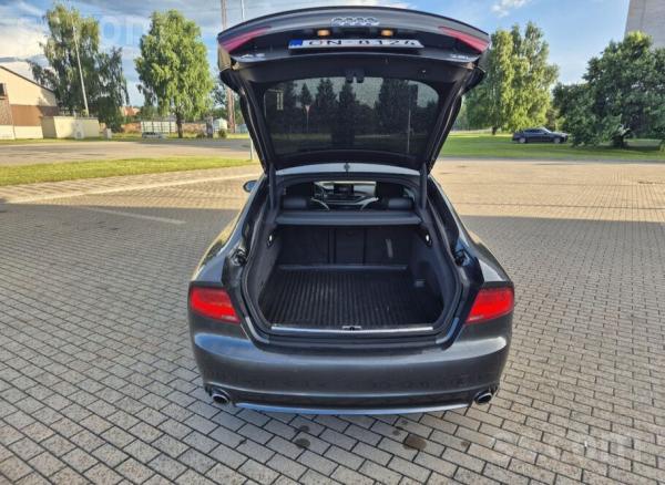 Grey Audi A7 Sportback 2010 in Riga, with an engine capacity of 3.00 L and mileage of 216 thousand km for 11800 €, photo 10 on AUTOMOTO.COM.LV