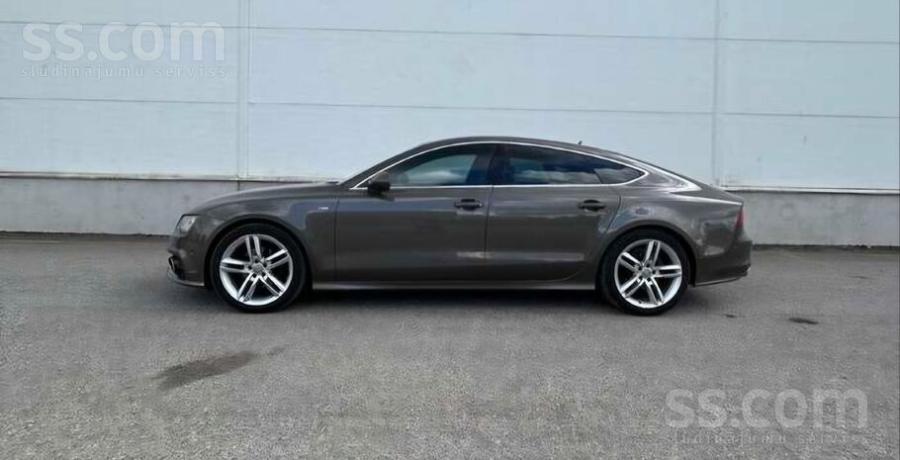 Pelēks Audi A7 Sportback 2011 Rīga, ar dzinēja tilpumu 2.80 L un nobraukumu 291 tūkst. km par 10995 €, foto 3 vietnē AUTOMOTO.COM.LV