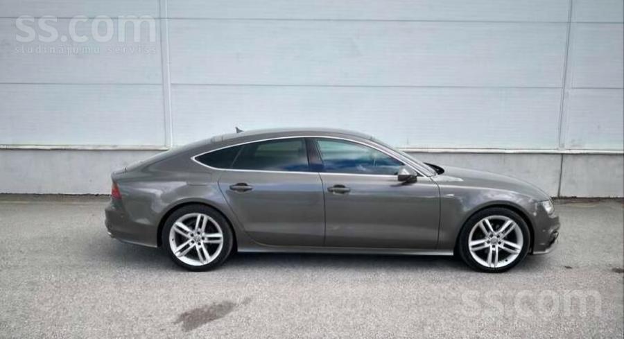 Pelēks Audi A7 Sportback 2011 Rīga, ar dzinēja tilpumu 2.80 L un nobraukumu 291 tūkst. km par 10995 €, foto 5 vietnē AUTOMOTO.COM.LV