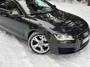 Grey Audi A7 Sportback 2011 in Utena, with an engine capacity of 2.97 L and mileage of 340 thousand km for 10600 €, photo 8 on AUTOMOTO.COM.LV