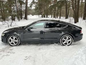 Grey Audi A7 Sportback 2011 in Utena, with an engine capacity of 2.97 L and mileage of 340 thousand km for 10600 €, photo 9 on AUTOMOTO.COM.LV