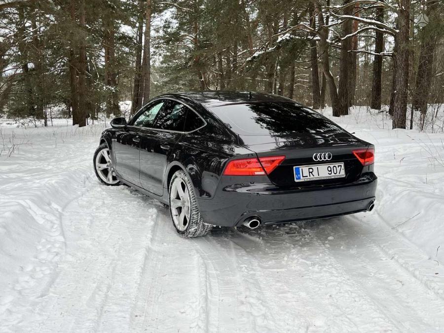 Grey Audi A7 Sportback 2011 in Utena, with an engine capacity of 2.97 L and mileage of 340 thousand km for 10600 €, photo 15 on AUTOMOTO.COM.LV