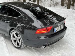 Grey Audi A7 Sportback 2011 in Utena, with an engine capacity of 2.97 L and mileage of 340 thousand km for 10600 €, photo 16 on AUTOMOTO.COM.LV