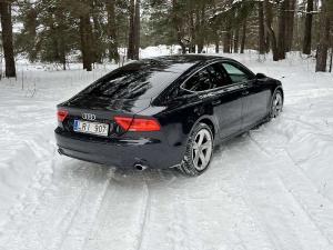 Grey Audi A7 Sportback 2011 in Utena, with an engine capacity of 2.97 L and mileage of 340 thousand km for 10600 €, photo 17 on AUTOMOTO.COM.LV