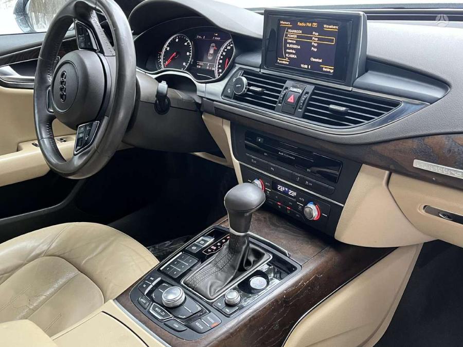 Grey Audi A7 Sportback 2011 in Utena, with an engine capacity of 2.97 L and mileage of 340 thousand km for 10600 €, photo 27 on AUTOMOTO.COM.LV