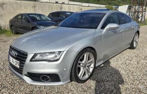 Grey Audi A7 Sportback 2011 in Kaunas, with an engine capacity of 3.00 L and mileage of 258 thousand km for 11500 €, photo 4 on AUTOMOTO.COM.LV