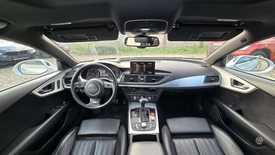 Grey Audi A7 Sportback 2011 in Kaunas, with an engine capacity of 3.00 L and mileage of 258 thousand km for 11500 €, photo 12 on AUTOMOTO.COM.LV