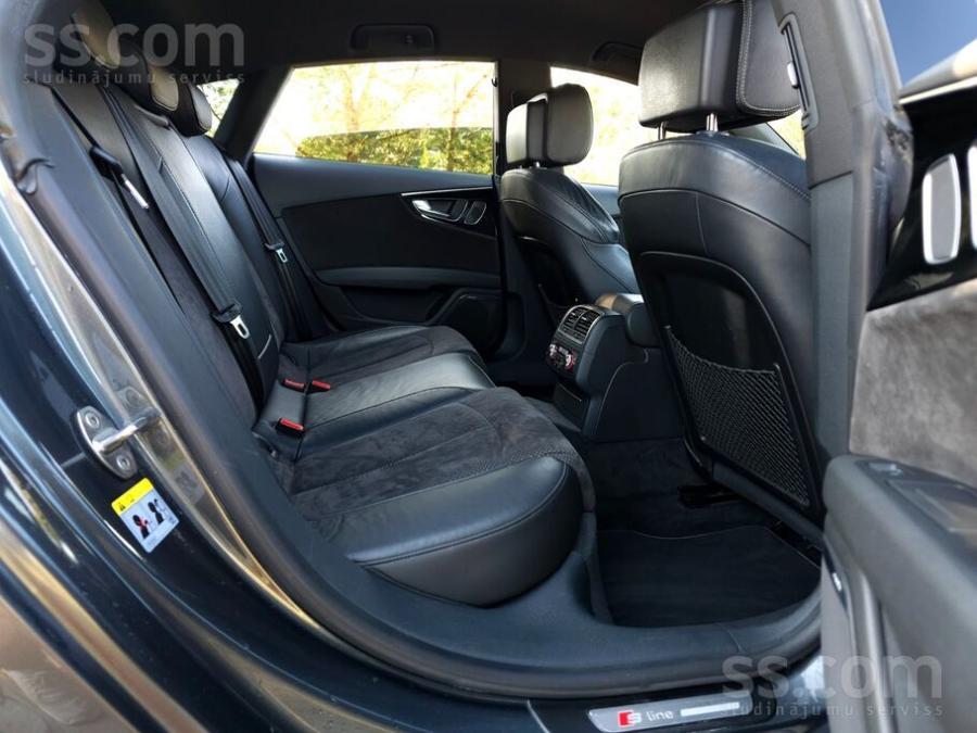Pelēks Audi A7 Sportback 2012 Rīga, ar dzinēja tilpumu 3.00 L un nobraukumu 252 tūkst. km par 16300 €, foto 8 vietnē AUTOMOTO.COM.LV