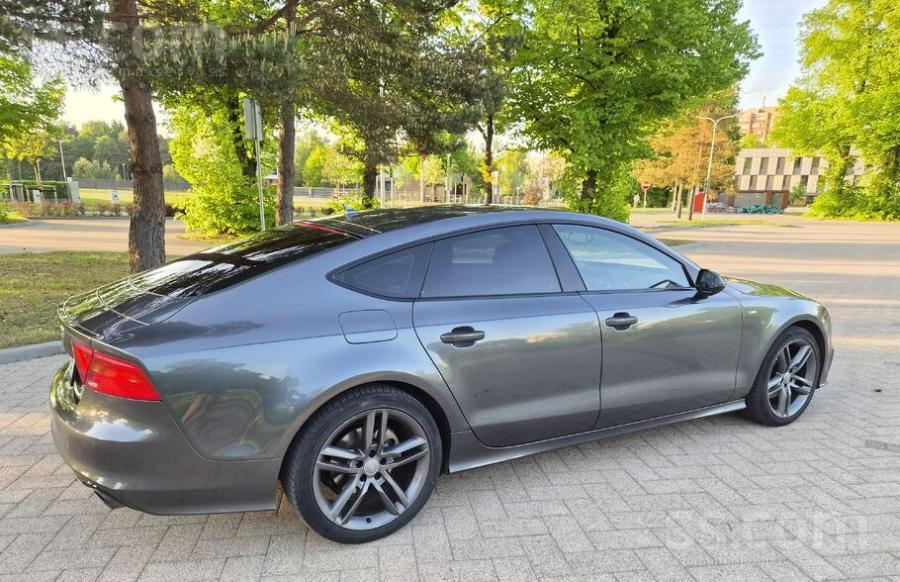Pelēks Audi A7 Sportback 2012 Rīga, ar dzinēja tilpumu 2.80 L un nobraukumu 174 tūkst. km par 15750 €, foto 8 vietnē AUTOMOTO.COM.LV
