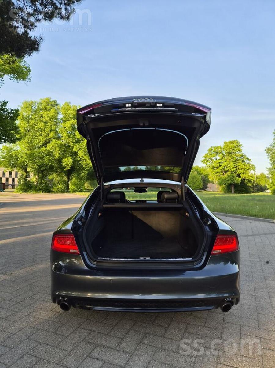 Pelēks Audi A7 Sportback 2012 Rīga, ar dzinēja tilpumu 2.80 L un nobraukumu 174 tūkst. km par 15750 €, foto 11 vietnē AUTOMOTO.COM.LV