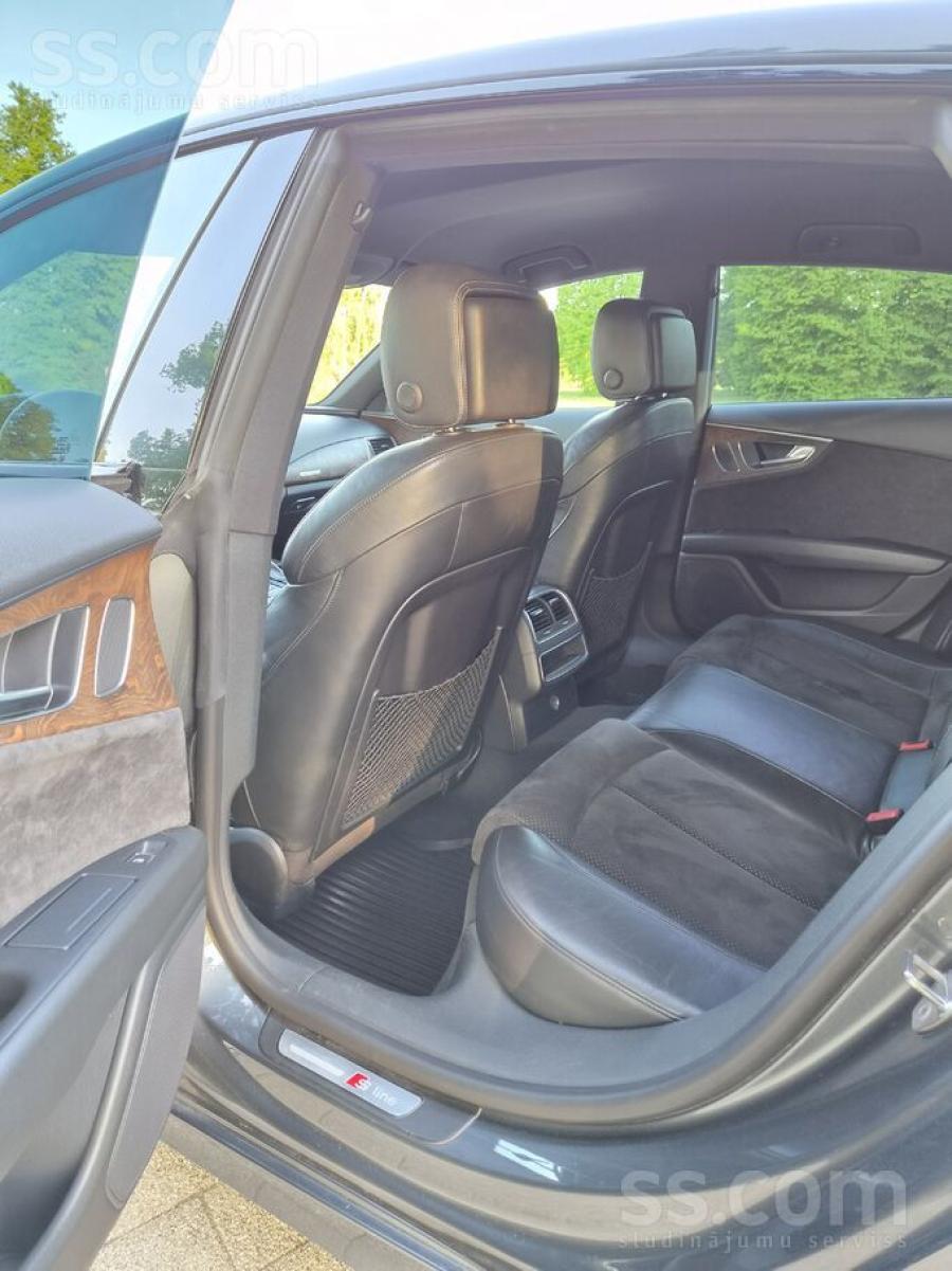 Pelēks Audi A7 Sportback 2012 Rīga, ar dzinēja tilpumu 2.80 L un nobraukumu 174 tūkst. km par 15750 €, foto 13 vietnē AUTOMOTO.COM.LV