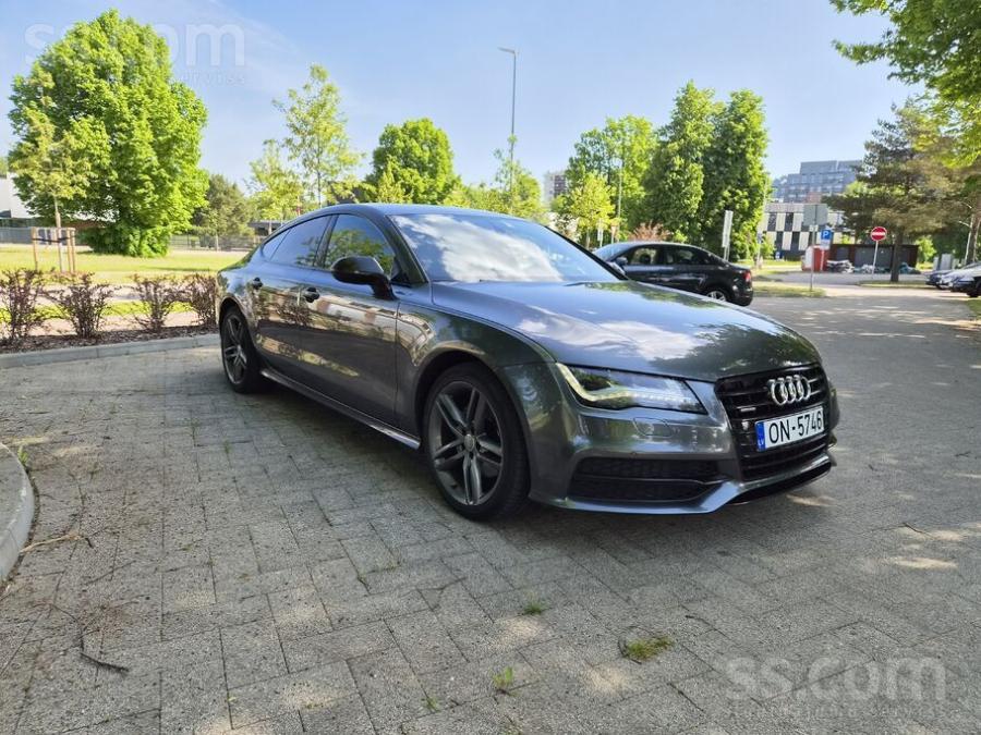 Pelēks Audi A7 Sportback 2012 Rīga, ar dzinēja tilpumu 2.80 L un nobraukumu 174 tūkst. km par 15750 €, foto 14 vietnē AUTOMOTO.COM.LV