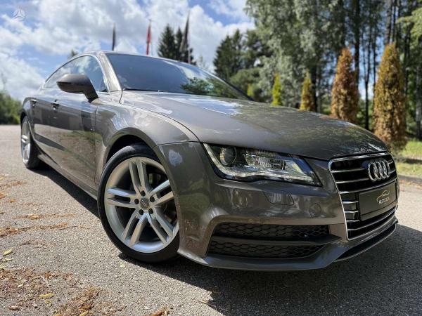 Grey Audi A7 Sportback 2013 in Kazlu Ruda, with an engine capacity of 2.97 L and mileage of 245 thousand km for 11000 €, photo 1 on AUTOMOTO.COM.LV