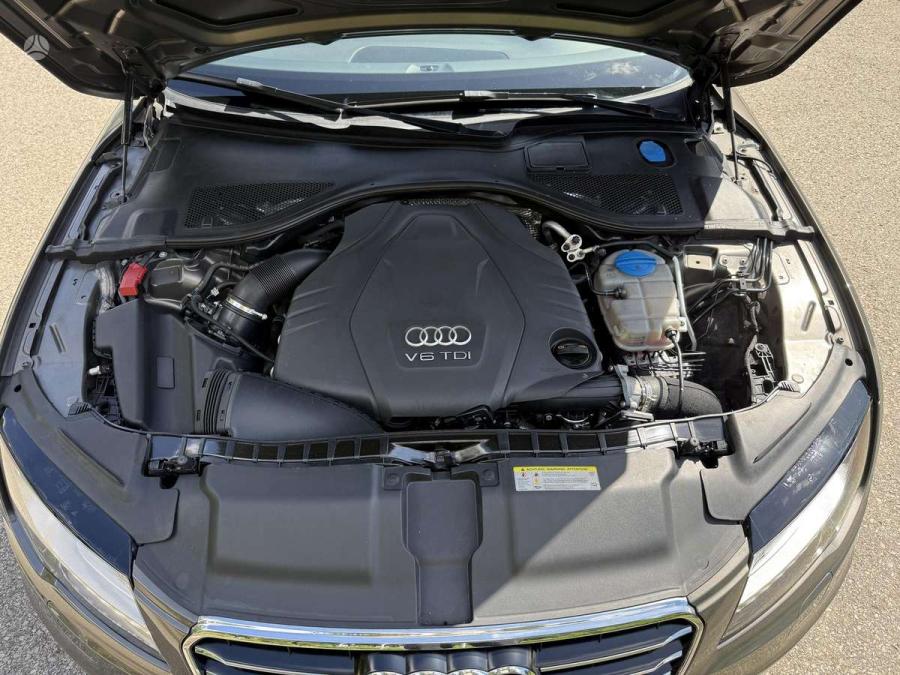 Grey Audi A7 Sportback 2013 in Kazlu Ruda, with an engine capacity of 2.97 L and mileage of 245 thousand km for 11000 €, photo 34 on AUTOMOTO.COM.LV