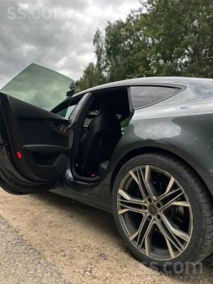 Pelēks Audi A7 Sportback 2013 Rīga, ar dzinēja tilpumu 3.00 L un nobraukumu 269 tūkst. km par 14490 €, foto 4 vietnē AUTOMOTO.COM.LV