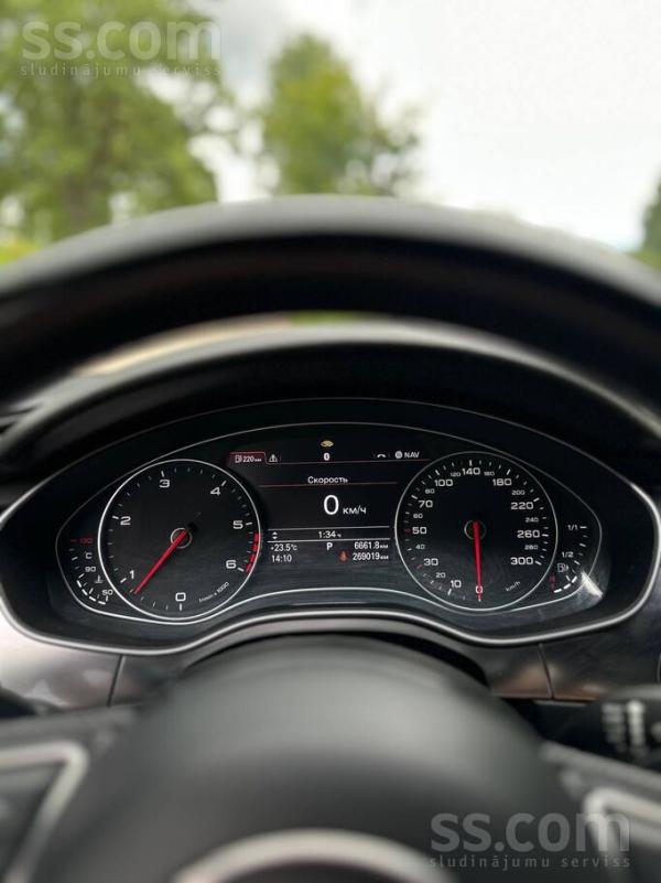 Pelēks Audi A7 Sportback 2013 Rīga, ar dzinēja tilpumu 3.00 L un nobraukumu 269 tūkst. km par 14490 €, foto 7 vietnē AUTOMOTO.COM.LV
