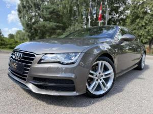 Grey Audi A7 Sportback 2013 in Kazlu Ruda, with an engine capacity of 2.97 L and mileage of 245 thousand km for 11000 €, photo 12 on AUTOMOTO.COM.LV