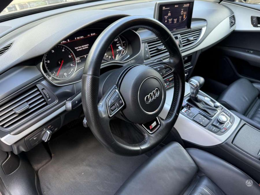 Grey Audi A7 Sportback 2013 in Kazlu Ruda, with an engine capacity of 2.97 L and mileage of 245 thousand km for 11000 €, photo 17 on AUTOMOTO.COM.LV