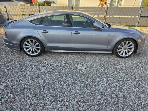 Pelēks Audi A7 Sportback 2014 Tauragė, ar dzinēja tilpumu 3.00 L un nobraukumu 264 tūkst. km par 9600 €, foto 2 vietnē AUTOMOTO.COM.LV