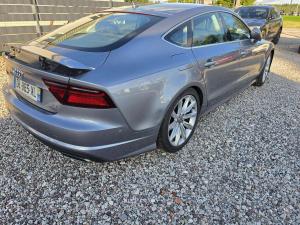 Pelēks Audi A7 Sportback 2014 Tauragė, ar dzinēja tilpumu 3.00 L un nobraukumu 264 tūkst. km par 9600 €, foto 4 vietnē AUTOMOTO.COM.LV