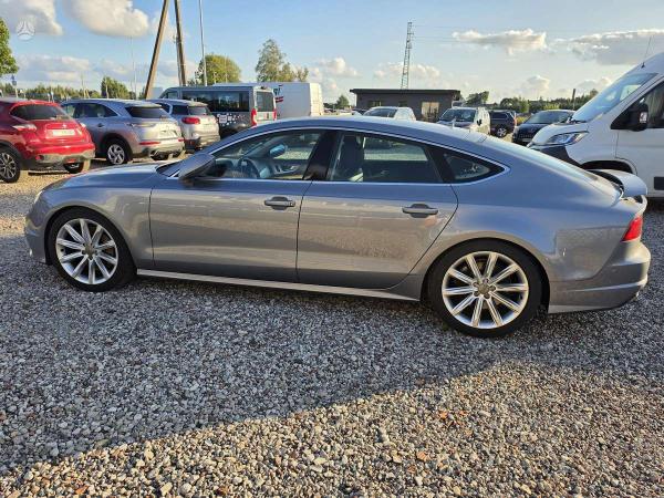 Pelēks Audi A7 Sportback 2014 Tauragė, ar dzinēja tilpumu 3.00 L un nobraukumu 264 tūkst. km par 9600 €, foto 6 vietnē AUTOMOTO.COM.LV