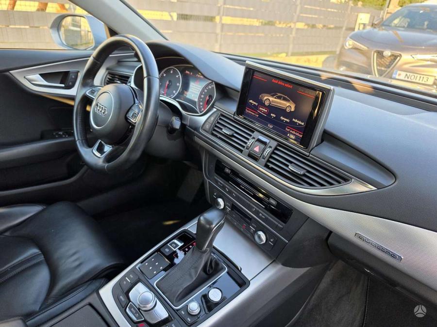 Pelēks Audi A7 Sportback 2014 Tauragė, ar dzinēja tilpumu 3.00 L un nobraukumu 264 tūkst. km par 9600 €, foto 16 vietnē AUTOMOTO.COM.LV