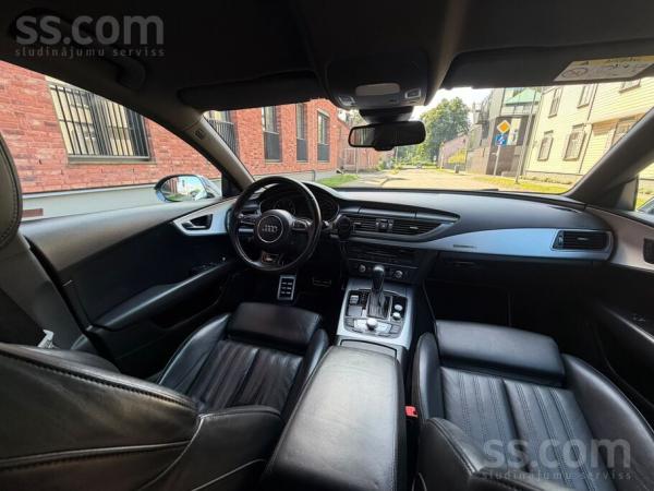 Pelēks Audi A7 Sportback 2014 Rīga, ar dzinēja tilpumu 3.00 L un nobraukumu 222 tūkst. km par 14990 €, foto 10 vietnē AUTOMOTO.COM.LV