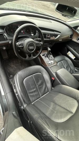 Pelēks Audi A7 Sportback 2015 Ventspils, ar dzinēja tilpumu 3.00 L un nobraukumu 300 tūkst. km par 15555 €, foto 6 vietnē AUTOMOTO.COM.LV