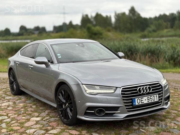 Grey Audi A7 Sportback 2016 in Ogre, with an engine capacity of 3.00 L and mileage of 268 thousand km for 16500 €, photo 1 on AUTOMOTO.COM.LV