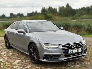 Grey Audi A7 Sportback 2016 in Ogre, with an engine capacity of 3.00 L and mileage of 268 thousand km for 16500 €, photo  on AUTOMOTO.COM.LV