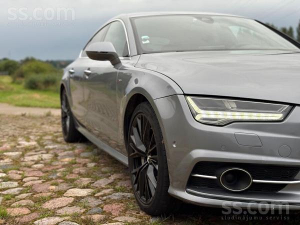 Grey Audi A7 Sportback 2016 in Ogre, with an engine capacity of 3.00 L and mileage of 268 thousand km for 16500 €, photo 3 on AUTOMOTO.COM.LV
