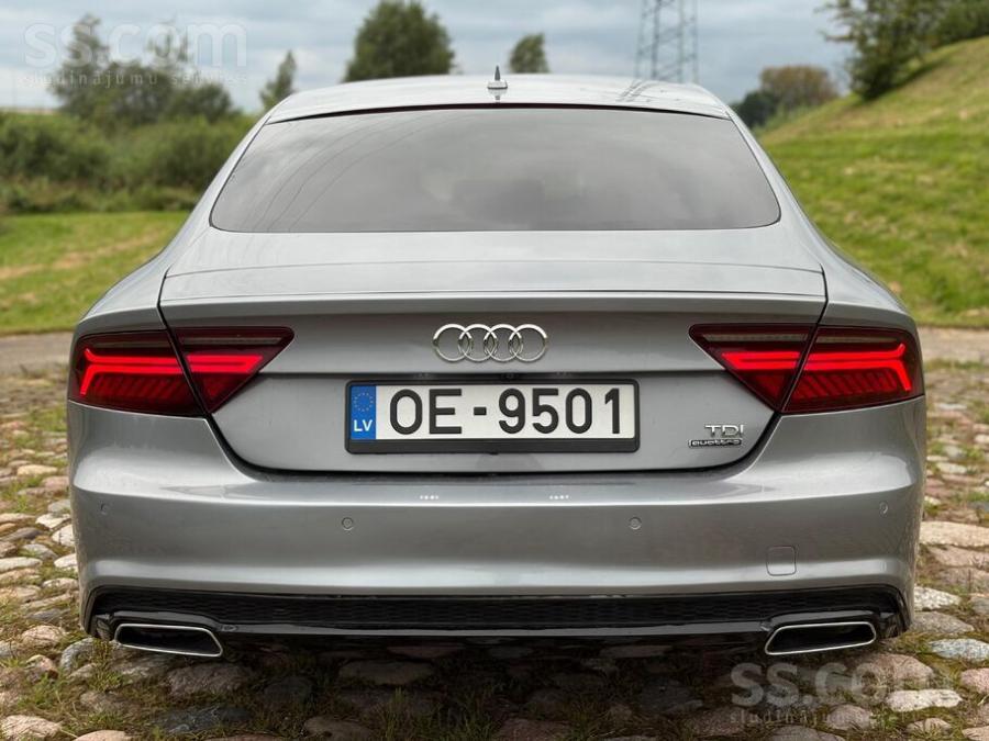 Pelēks Audi A7 Sportback 2016 Ogre, ar dzinēja tilpumu 3.00 L un nobraukumu 268 tūkst. km par 16500 €, foto 6 vietnē AUTOMOTO.COM.LV