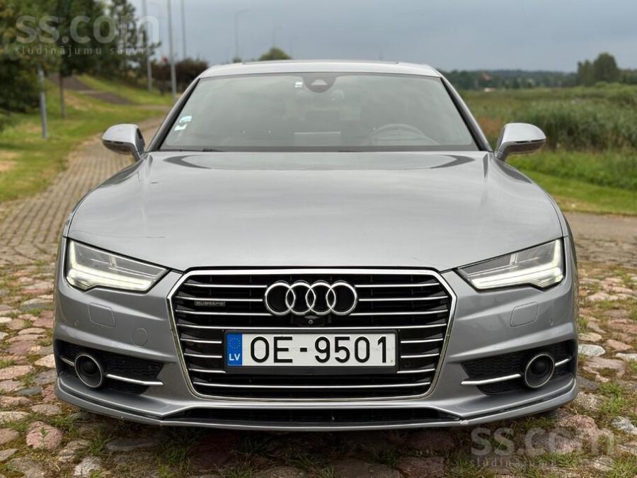 Pelēks Audi A7 Sportback 2016 Ogre, ar dzinēja tilpumu 3.00 L un nobraukumu 268 tūkst. km par 16500 €, foto 8 vietnē AUTOMOTO.COM.LV