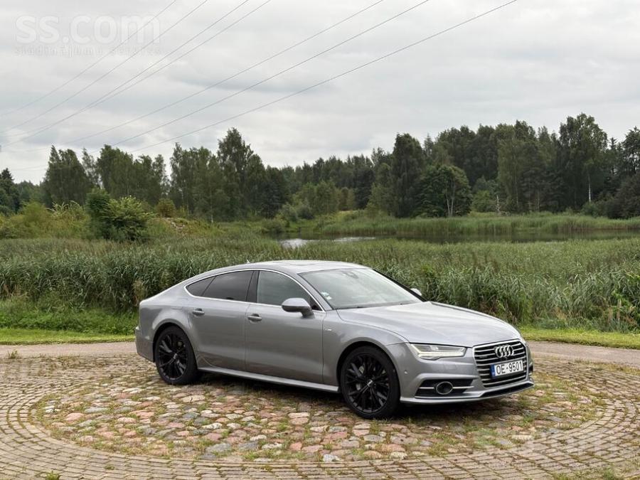 Pelēks Audi A7 Sportback 2016 Ogre, ar dzinēja tilpumu 3.00 L un nobraukumu 268 tūkst. km par 16500 €, foto 15 vietnē AUTOMOTO.COM.LV