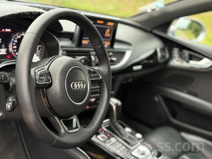 Pelēks Audi A7 Sportback 2016 Ogre, ar dzinēja tilpumu 3.00 L un nobraukumu 268 tūkst. km par 16500 €, foto 18 vietnē AUTOMOTO.COM.LV