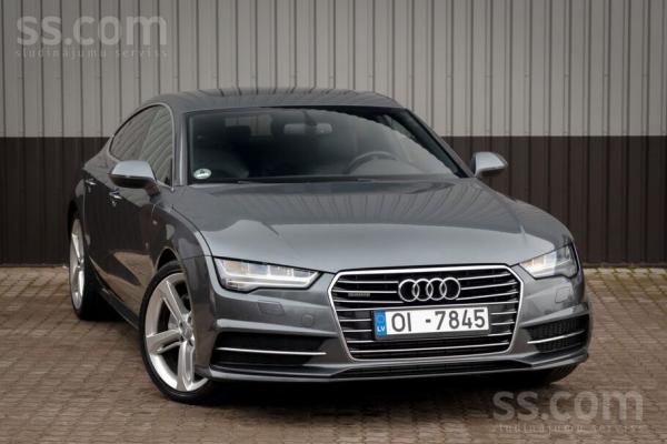 Серый Ауди А7 Спортбек 2016 в Тукумс, объемом двигателя 3.00 л и пробегом 281 тыс. км за 16350 €, фото 1 на AUTOMOTO.COM.LV
