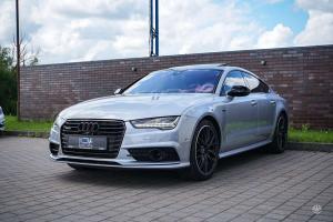Grey Audi A7 Sportback 2016 in Marijampole, with an engine capacity of 2.97 L and mileage of 199 thousand km for 24950 €, photo 3 on AUTOMOTO.COM.LV