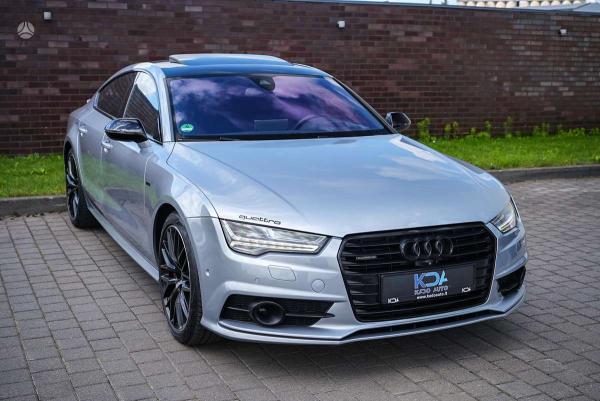 Pelēks Audi A7 Sportback 2016 Marijampole, ar dzinēja tilpumu 2.97 L un nobraukumu 199 tūkst. km par 24950 €, foto 3 vietnē AUTOMOTO.COM.LV