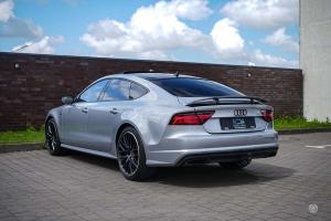 Grey Audi A7 Sportback 2016 in Marijampole, with an engine capacity of 2.97 L and mileage of 199 thousand km for 24950 €, photo 10 on AUTOMOTO.COM.LV