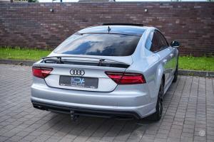 Grey Audi A7 Sportback 2016 in Marijampole, with an engine capacity of 2.97 L and mileage of 199 thousand km for 24950 €, photo 14 on AUTOMOTO.COM.LV