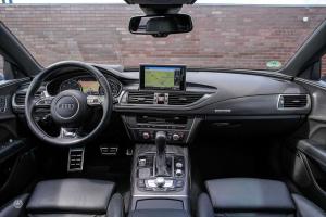 Grey Audi A7 Sportback 2016 in Marijampole, with an engine capacity of 2.97 L and mileage of 199 thousand km for 24950 €, photo 18 on AUTOMOTO.COM.LV