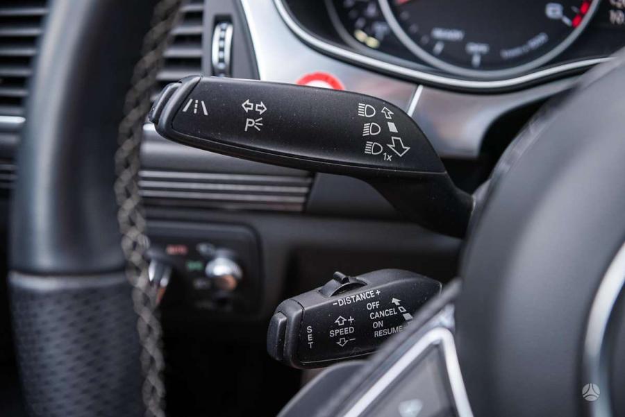 Grey Audi A7 Sportback 2016 in Marijampole, with an engine capacity of 2.97 L and mileage of 199 thousand km for 24950 €, photo 39 on AUTOMOTO.COM.LV